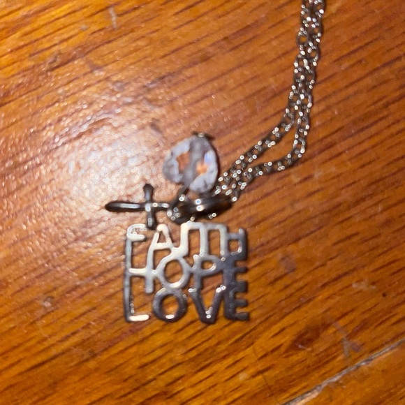 American Vintage | Jewelry | Vintage Y2k Christian Faith Hope Love ...